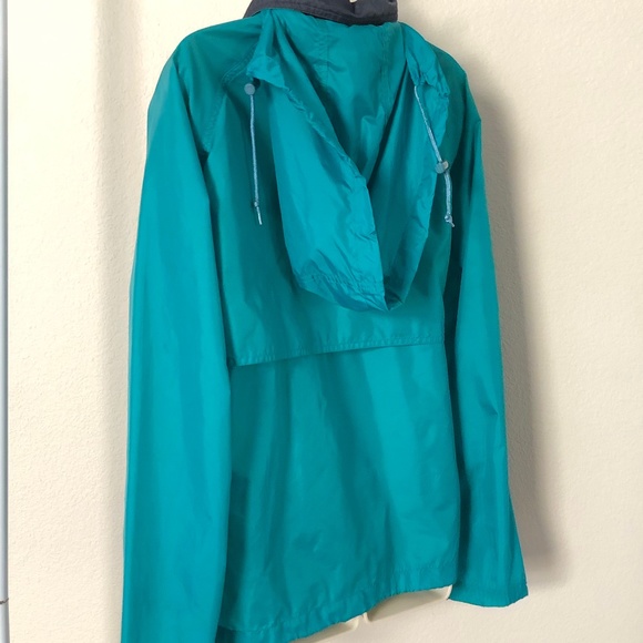 Black Ice | Jackets & Coats | Vintage Turquoise Rain Jacket | Poshmark